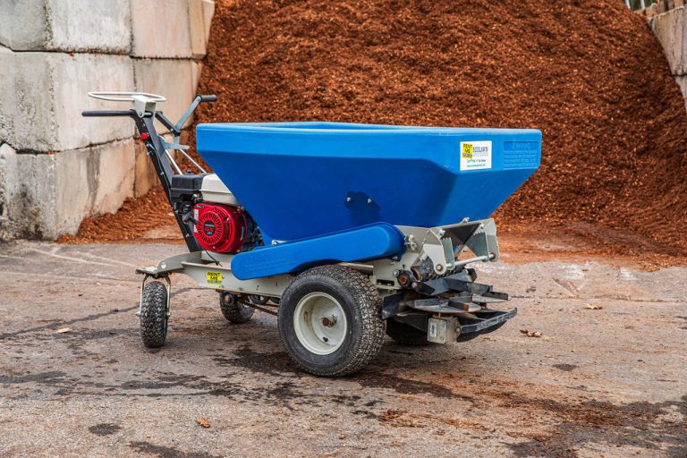 Top Dresser - Compost Spreader (EcoLawn ECO250) Self Propelled Walk ...